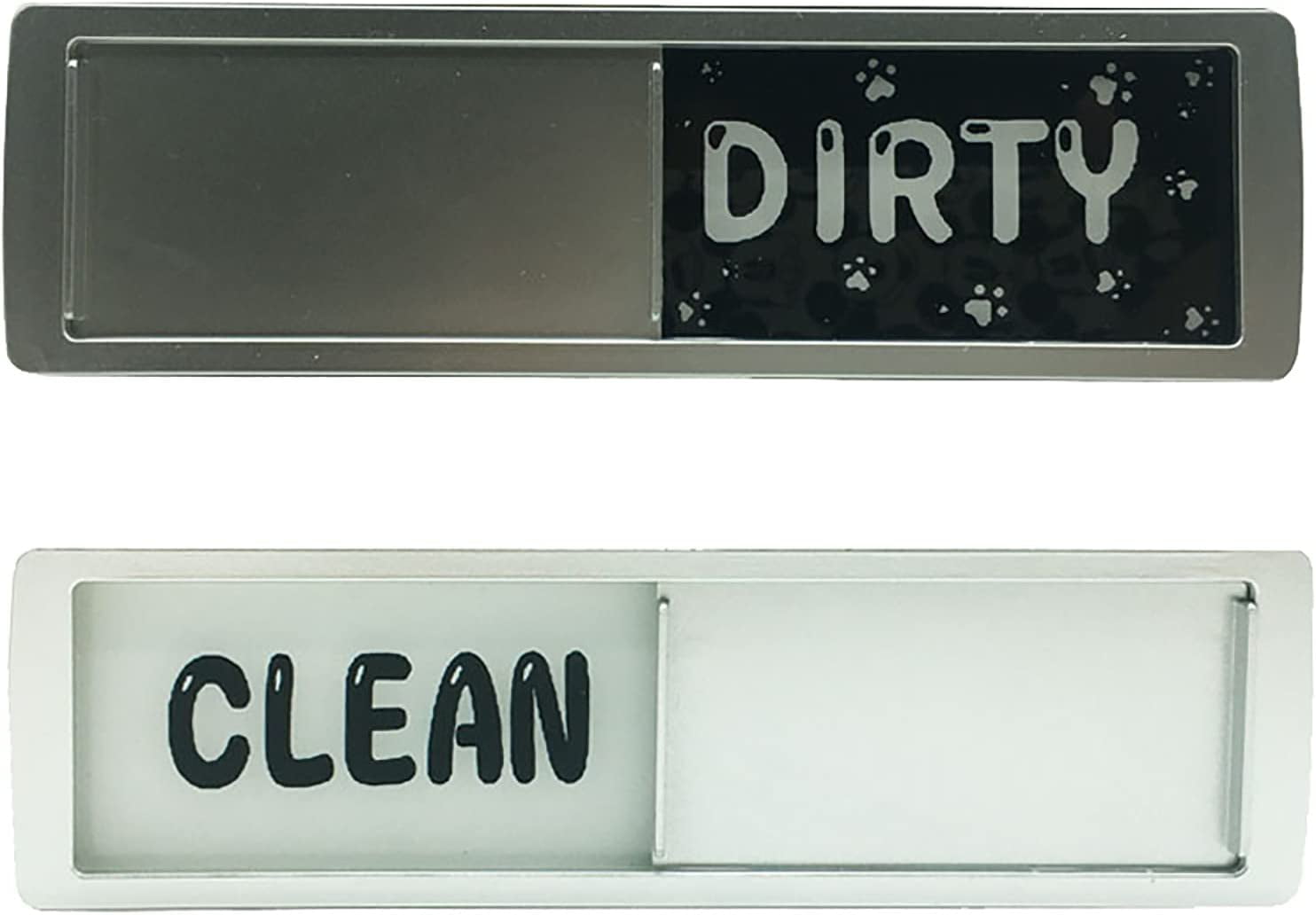 Dishwasher Clean and Dirty Magnet Sign Optional Adhesive Magnet Easy ...