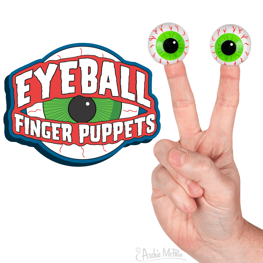 2 PACK - Eyeball Finger Puppets Gag Gift Party Favors - Walmart.com