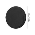 8-Pack Natural Black Stone Coasters with Metal Holder, Absorbent Drink ...