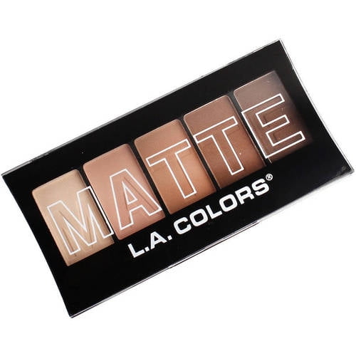 L.A. Colors Matte Eyeshadow Palette, Tan Khaki - Walmart.com