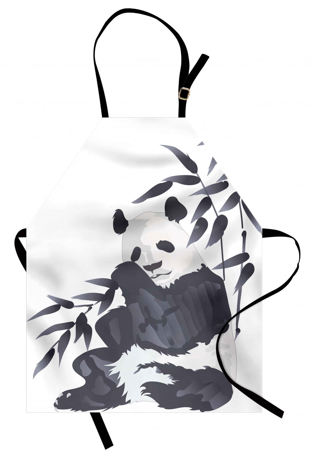 Panda Apron Giant Panda Bear Sitting in Zoo Traditional Chinese ...