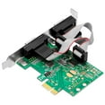 PCIE to Two Serial Port DB9 Card RS232 COM Port PCIE PCI Express ...