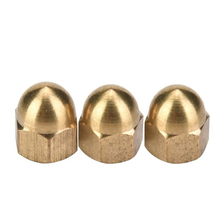 Dome Cap Nut,Brass Acorn Nut Kit Brass Acorn Nut Cap Nut True to Its ...