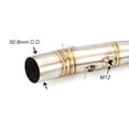 Moto Exhaust Full System Front Pipe Modified 51mm Muffler Slip On For ...