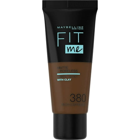 Maybelline Fit Me Foundation, Matte & Poreless, Full Coverage Blendable ...