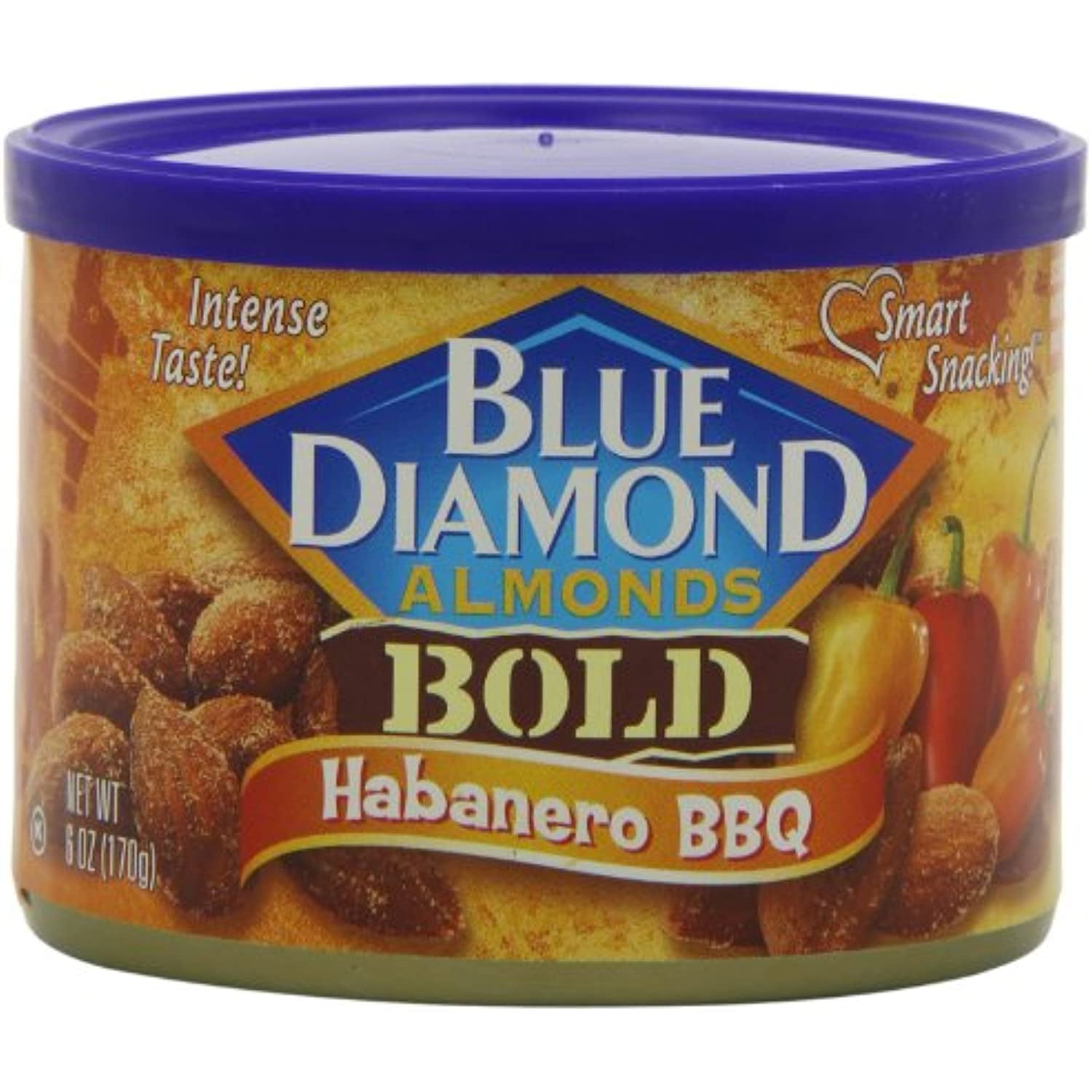 Blue Diamond Almonds Bold Habanero Bbq, 6-Ounce (Pack Of 6) - Walmart.com