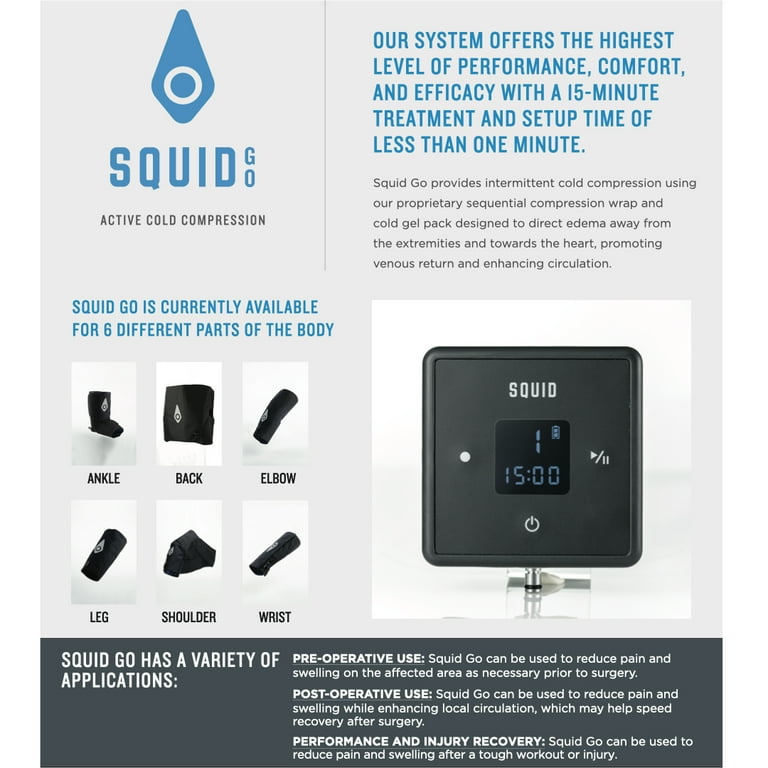 Squid Go Cold Compression Full Unit (home Use Only), 52% OFF