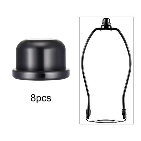 8 Pieces Solid Lamp Finials Caps Tapped of Tops Lamp Shade Screw Cap ...
