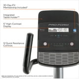 ProForm Sport E2.0 Rear Drive Smart Elliptical, Compatible with iFIT ...