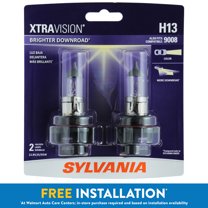 SYLVANIA H13 SilverStar Halogen Headlight Bulb, 2 Pack - Walmart.com
