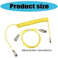 TypeC USB Cable Mechanical Keyboards Coiled Spring Wire Spirals ...