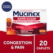 Mucinex Fast-Max Cold and Flu Caplets, Day 12 ct and Night 8 ct Combo ...