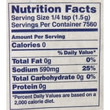 Morton Large 25 LB Kosher Plain Table Salt for Cooking and Baking ...