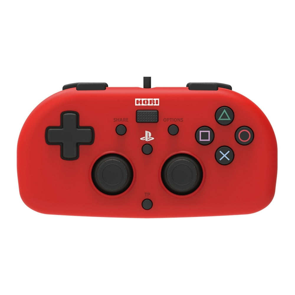 Hori PS4 Mini Wired Gamepad - Red - Walmart.com - Walmart.com