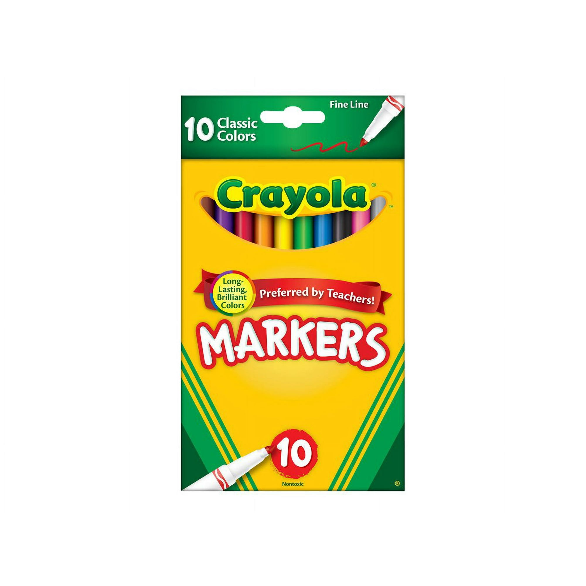 Click here for Crayola 10 Ct Classic Broad Line Markers(Discontin... prices