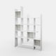 Ada Home Decor Furniture Multiple Tier Open Shelf White Ancient White ...
