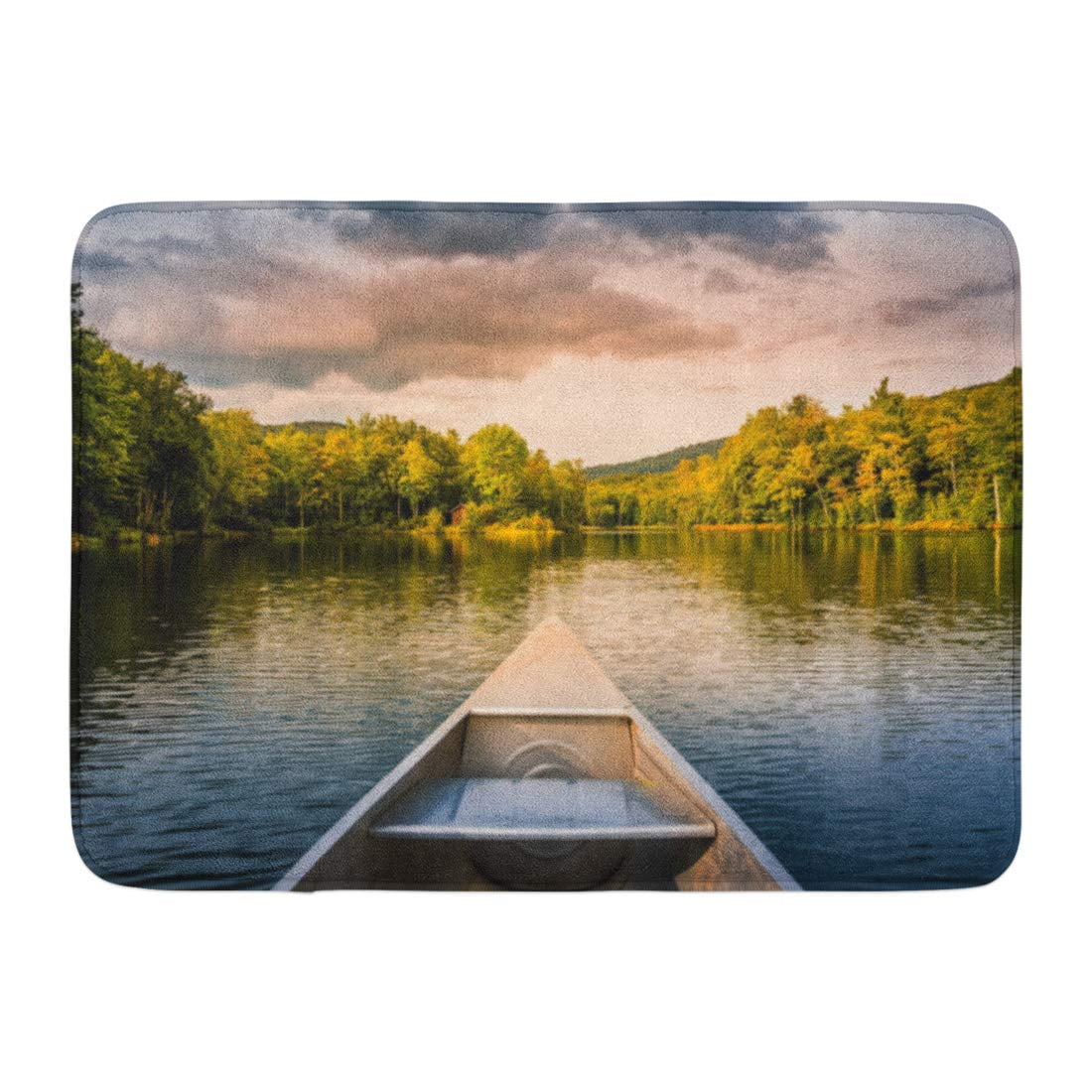SIDONKU Aluminum Canoe on Mountain Lake Upstate New York Camping ...