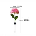 Moonsky Sustainable Solar Hydrangea Light 2026 LED Stake Lamp Eco ...