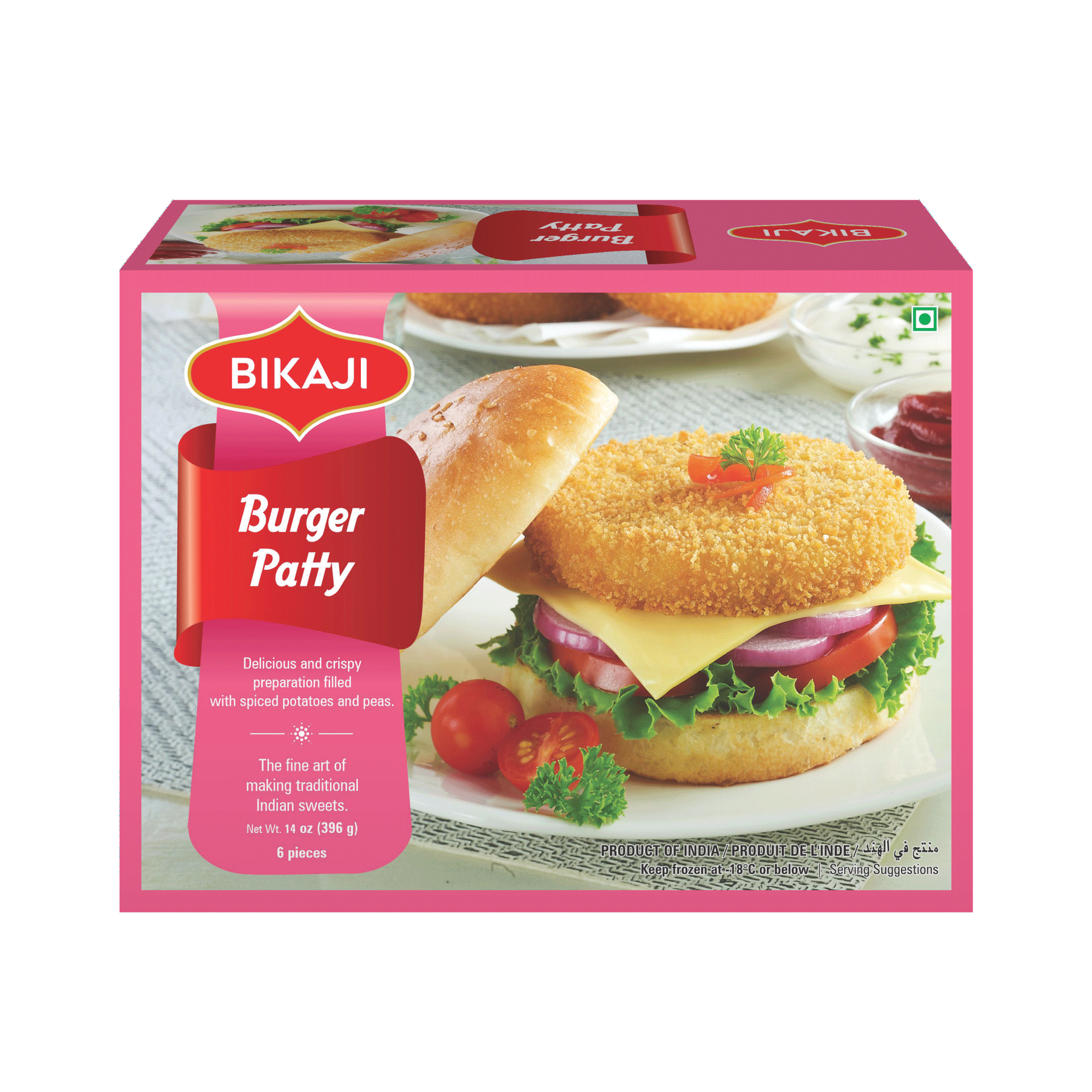 Click here for Bikaji Frozen Burger Patty  6 Pieces (396g) 14 Oz prices
