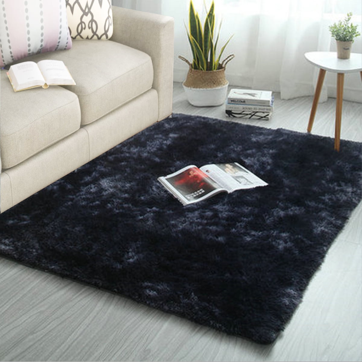 Super Soft Indoor Modern Rugs Fluffy Rugs,Anti-Skid Washable Shaggy ...