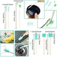 16 Pcs Small Household Cleaning Brushes - Deep Detail Crevice Cleaner ...