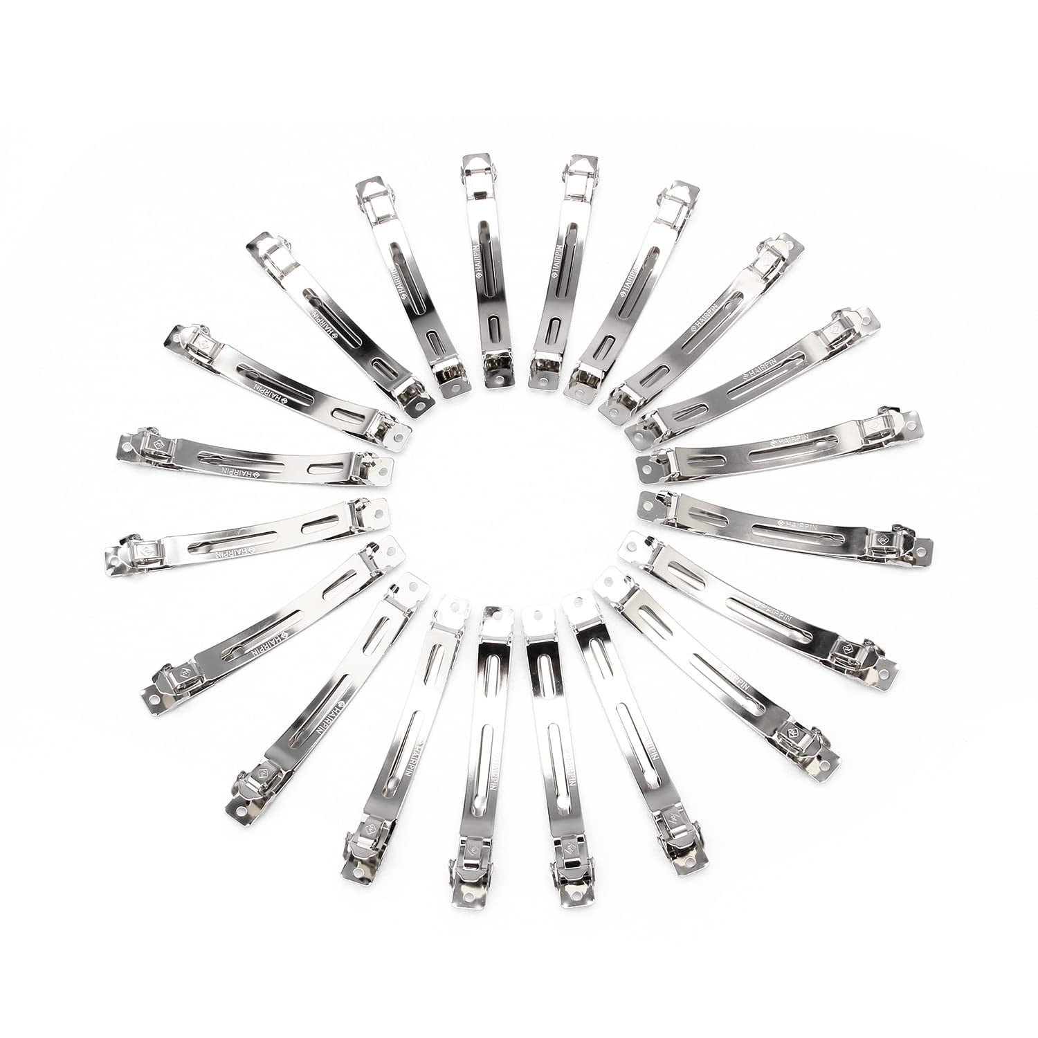 Ujoy French Barrette Hair Clips Craft Diy Decorate Silver Tone Multiple ... Ujoy French Barrette Hair Clips Craft Diy Decorate Silver Tone Multiple ...