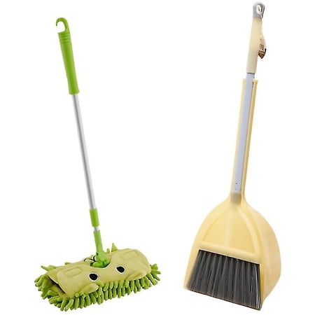 3pcs Children Broom Mop And Dustpan Combination Mini Broom Set Sweeping ...