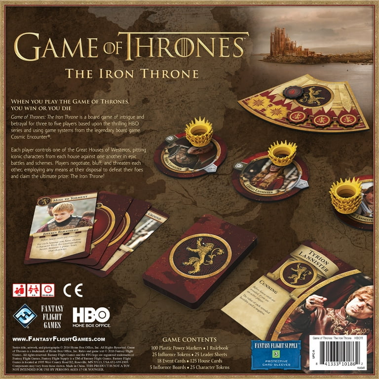 Game Of Thrones Hbo Board Game