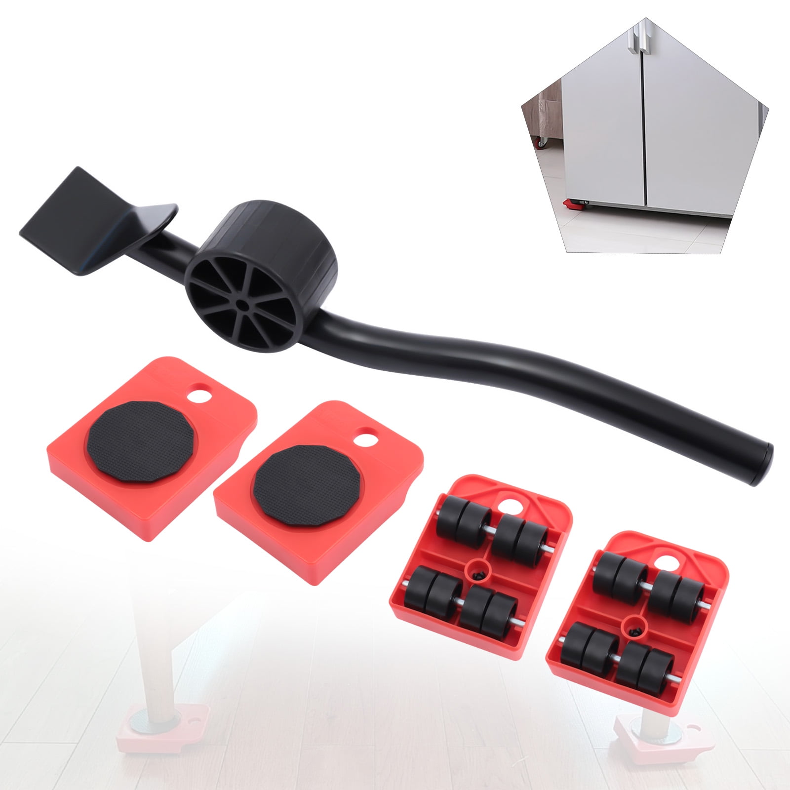 TOOL1SHOoo Heavy Duty Transport Lifting with 4 Flexible Mover Sliders ...