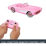 Hot Wheels RC Barbie Corvette with Opening Trunk, Remote Control Movie ...