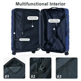 Luggage Sets 3 Piece Hardside Durable Suitcase Sets Clearance Luggage ...
