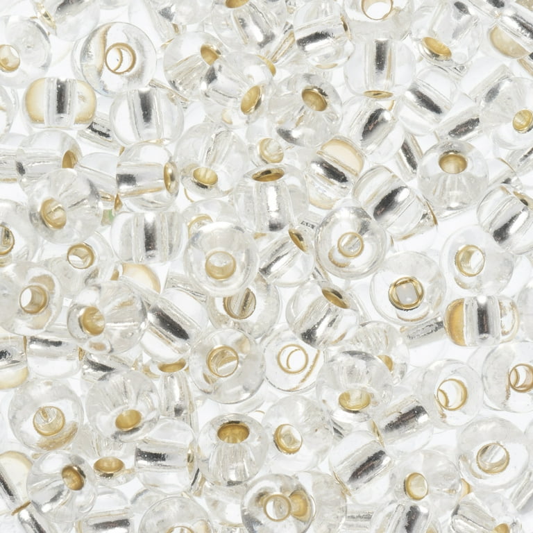 6/0 Czech Glass Seed Bead Silver Waters, 41% OFF