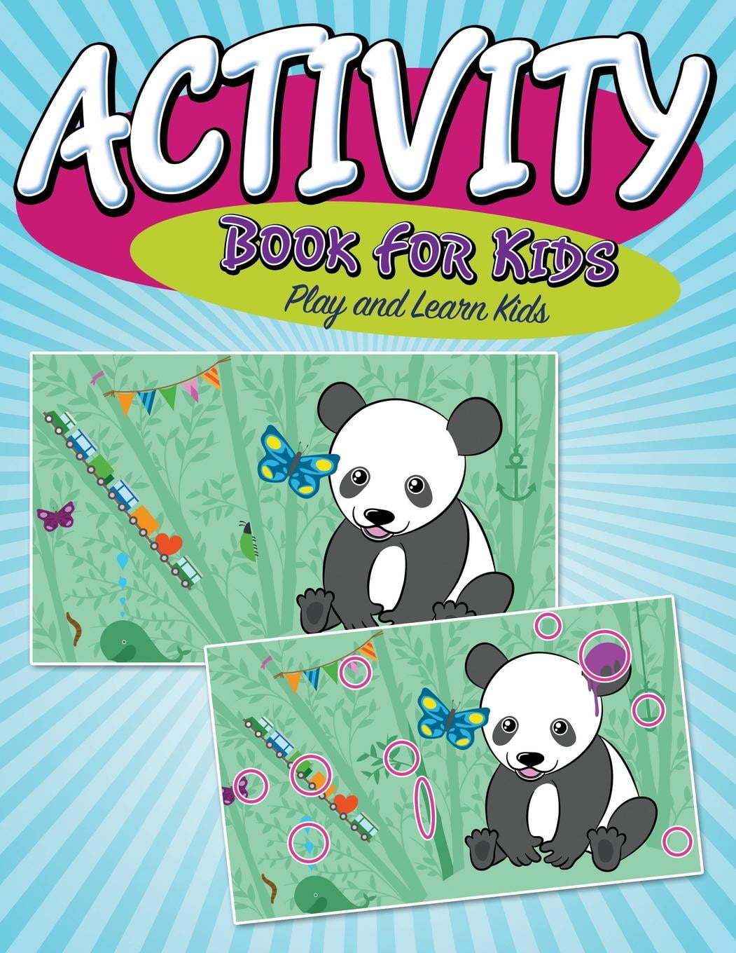 Activity Book For Kids: Play and Learn Kids (Paperback) - Walmart.com ...
