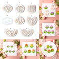 Geometric Shape Clay Cutter Set Flower Clay Mold Multipurpose Floral ...