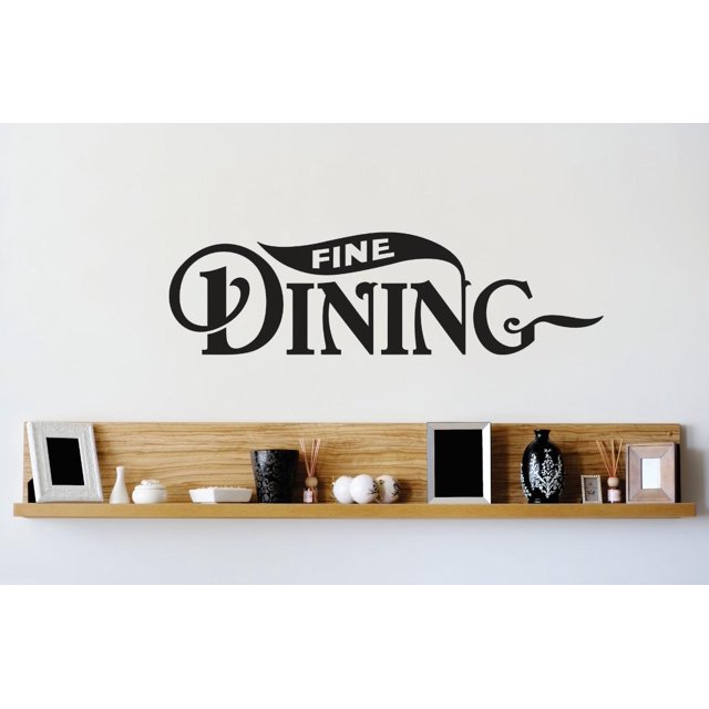 Vinyl Wall Decal Sticker : Fine Dining Kitchen Restaurant Picture Art ...