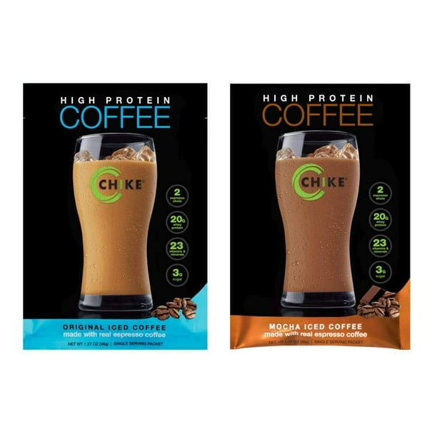 Chike Nutrition High Protein Iced Coffee - Variety Packs! Size: Variety ...