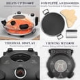 Baker's Pizza Oven Indoor Countertop, 12 Inch Pizza Maker Machine for ...