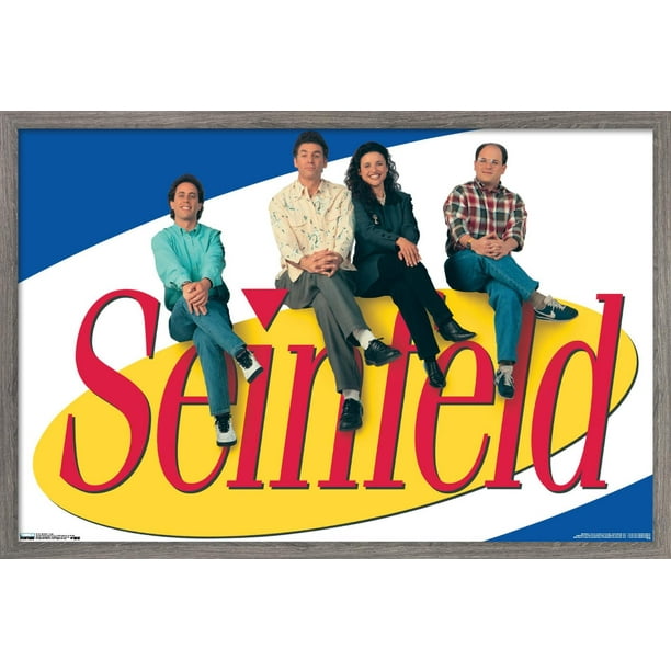 Seinfeld - Logo Wall Poster, 22.375" x 34", Framed - Walmart.com