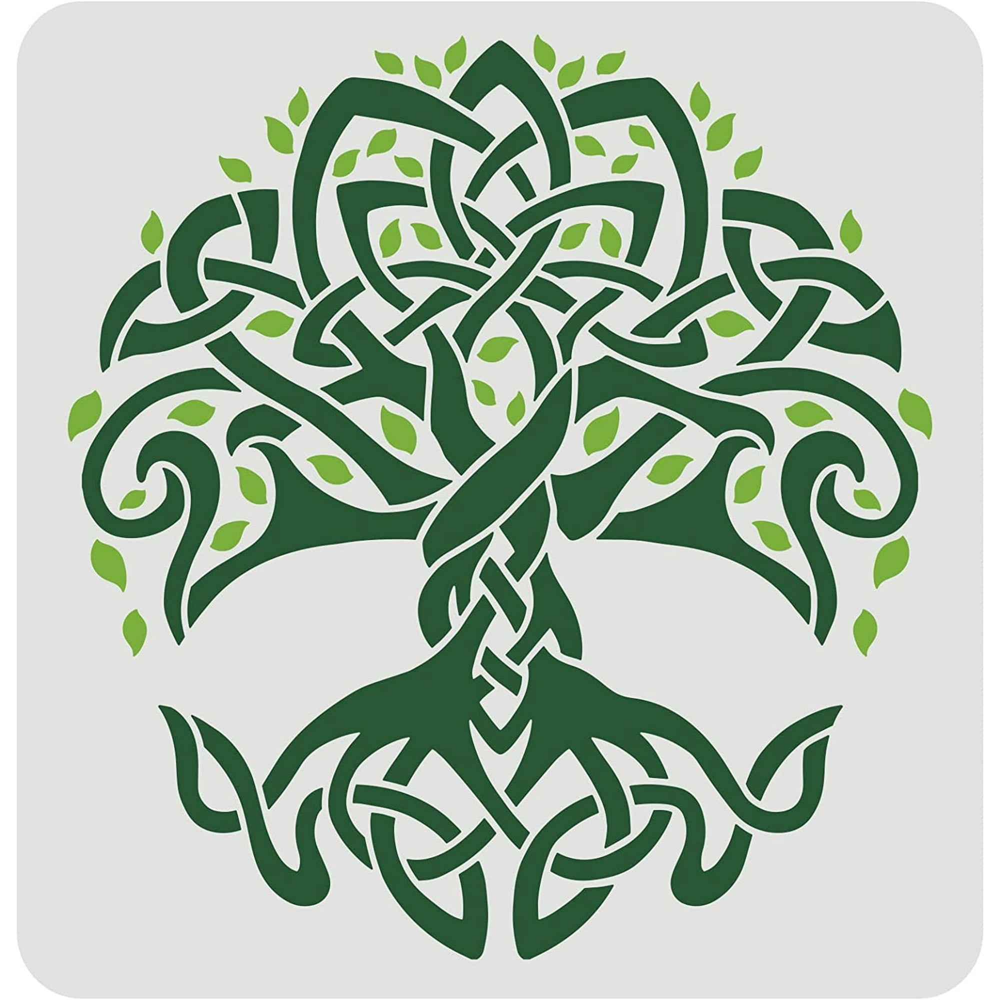 Simple Celtic Tree Of Life Outline