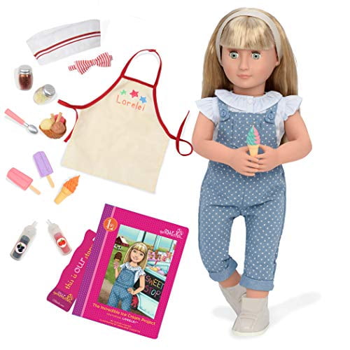 Our Generation Doll by Battat- Lorelei 18" Deluxe Posable Ice Cream ...