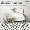 PowerSellerUSA Self-Stick Vinyl Modern Geometric Floor Tiles Ultra ...
