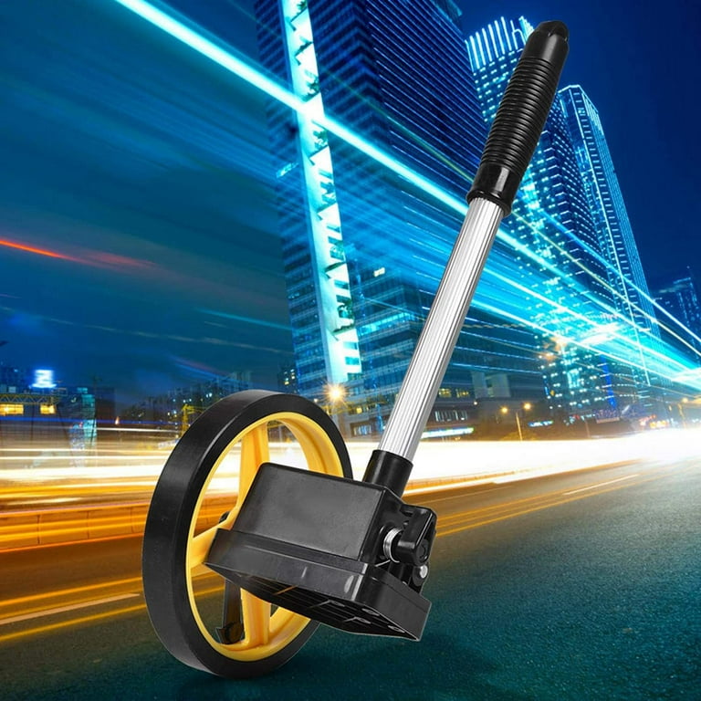 Measuring Wheel Distance Wheel Measurer Wheel Plastic 17.72 x 6.3 x 5.51in for Surveyors Small Wheel 12
