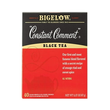 Spiced Bigelow Constant Comment Black Tea Bags, 20 Count - Walmart.com
