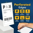 LabelMe 4x6 Thermal Shipping Labels - 4000 Fanfold for USPS/UPS ...