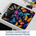 Colorful Butterfly Mouse Pad, Personality Design Rubber Base for Office ...