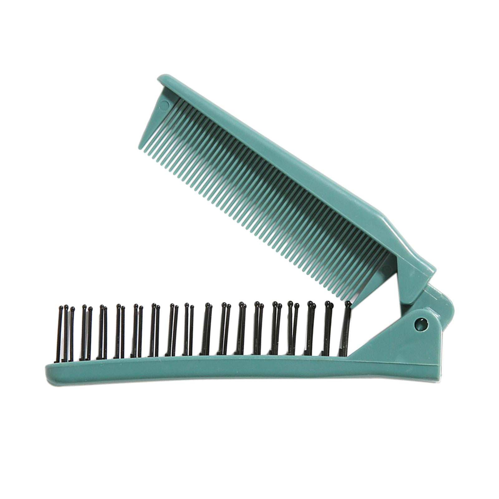 Foldable Hair Comb Brush/ Double Headed/ Portable /Hairdressing Styling ...