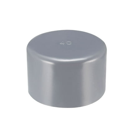 40mm PVC Pipe Cap Fitting, Slip End Caps DWV(Drain Waste Vent) Gray ...