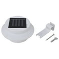 vidaXL Outdoor Solar Lamp Set Sconce Lamp for Porch Fence Light Gutter ...