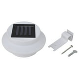 vidaXL Outdoor Solar Lamp Set Sconce Lamp for Porch Fence Light Gutter ...