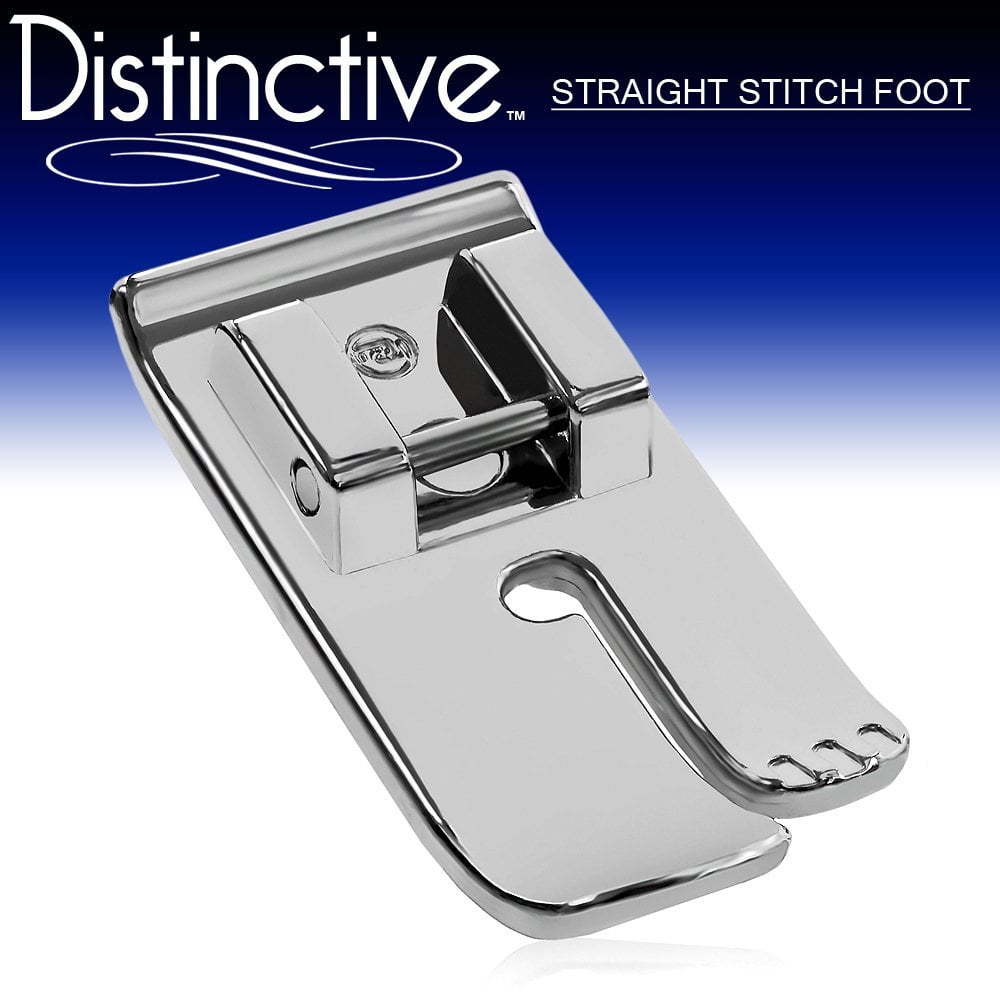 Distinctive Straight Stitch Sewing Machine Presser Foot - Fits All Low ...